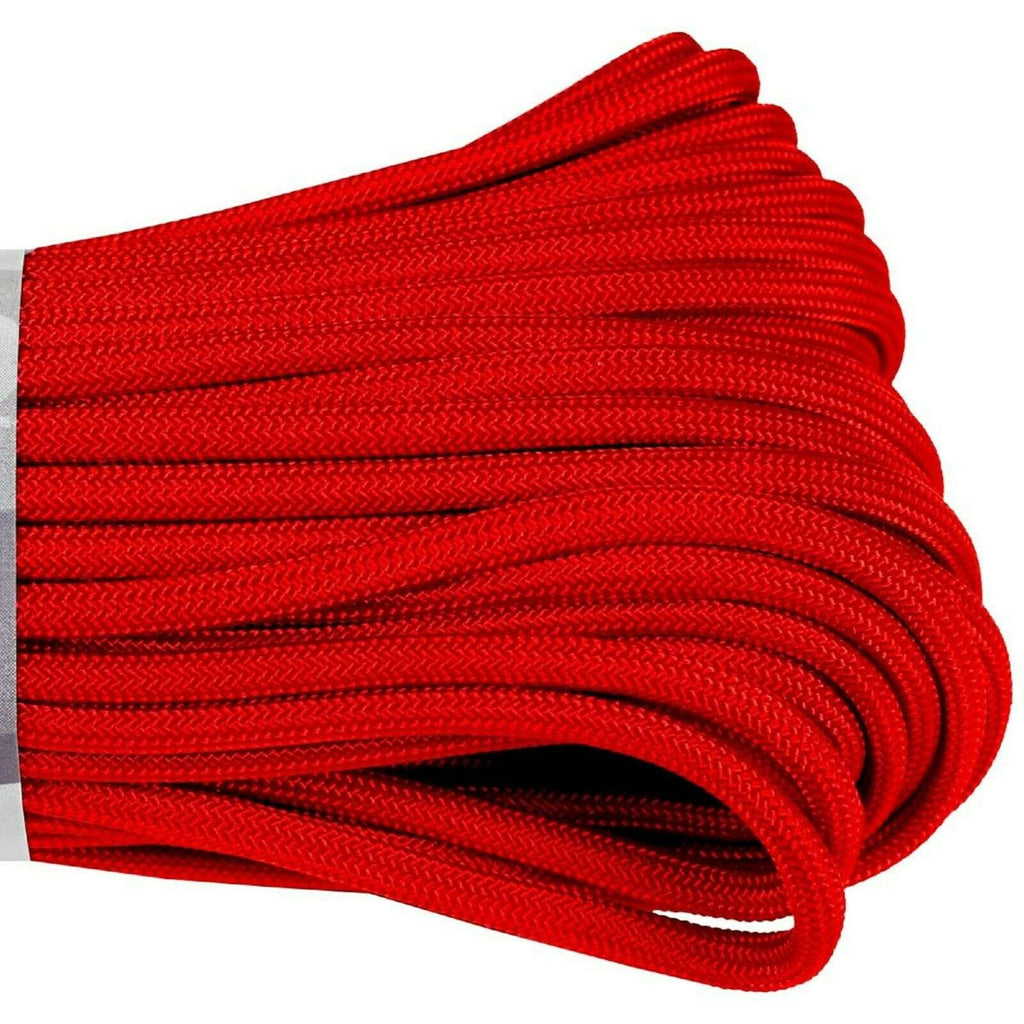 Red Boot Laces *Guaranteed for Life* 3mm Paracord Steel Tip Shoelaces