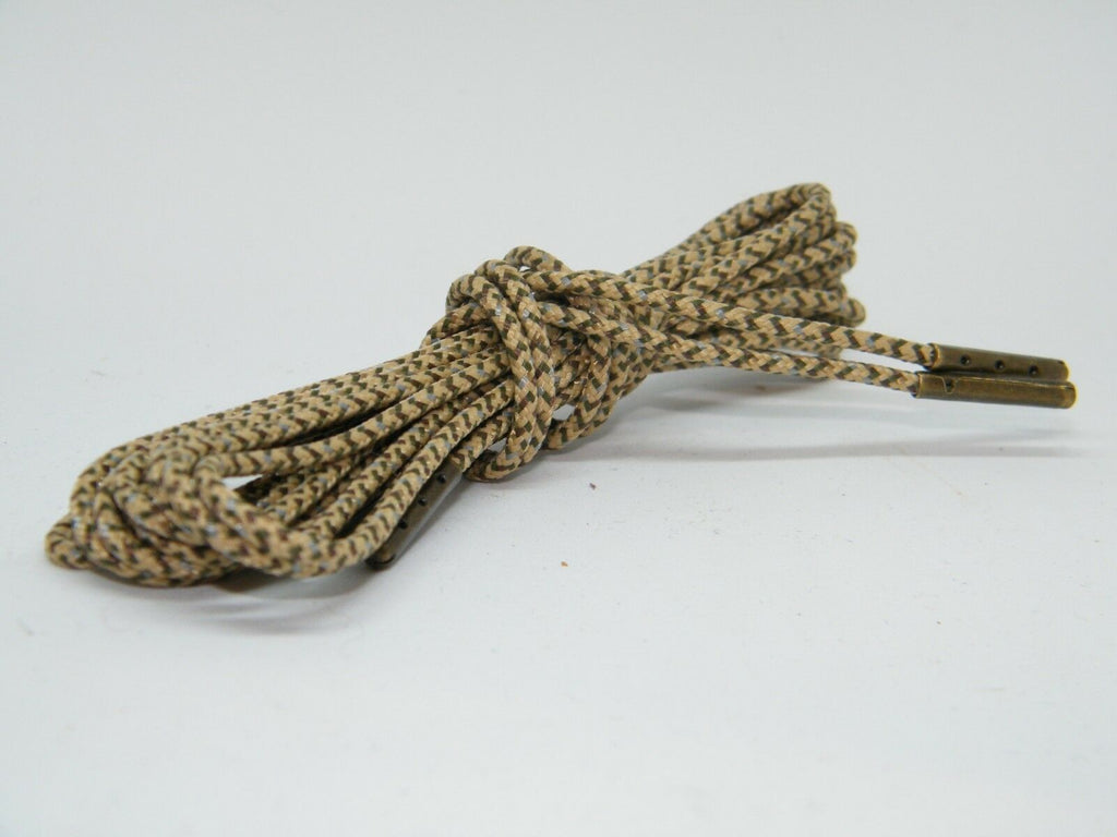 Desert Camo Boot Laces | 3mm Steel Tip Shoelaces | Mad Dog Laces