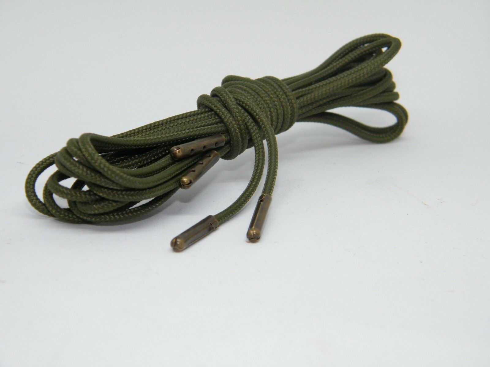 OD Green Boot Laces | 3mm Paracord Steel Tip Shoelaces