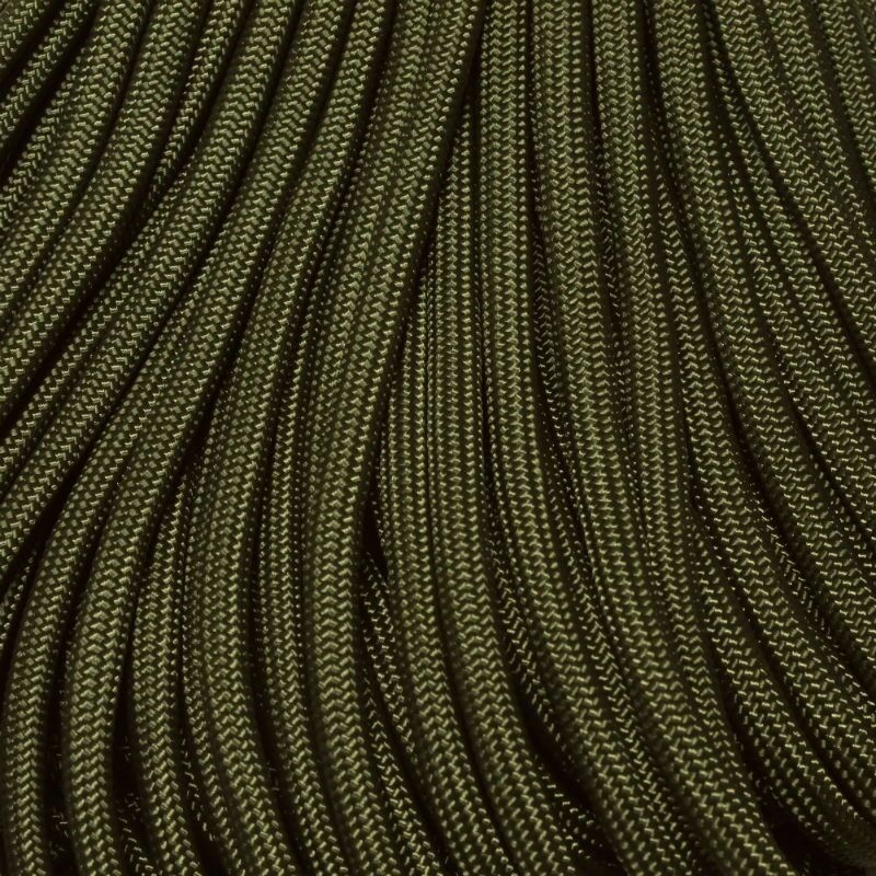 OD Green Boot Laces | 3mm Paracord Steel Tip Shoelaces